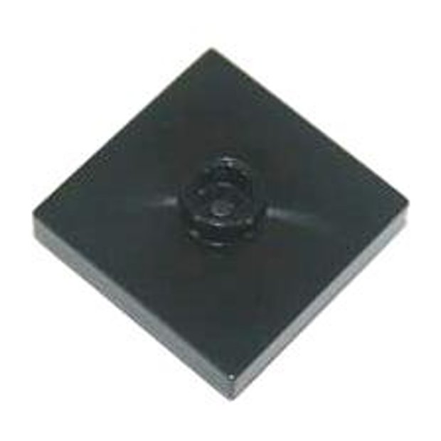 LEGO Plate / Tile 2x2 com 1 Stud central - Preto - PN 23893 / 87580 ...