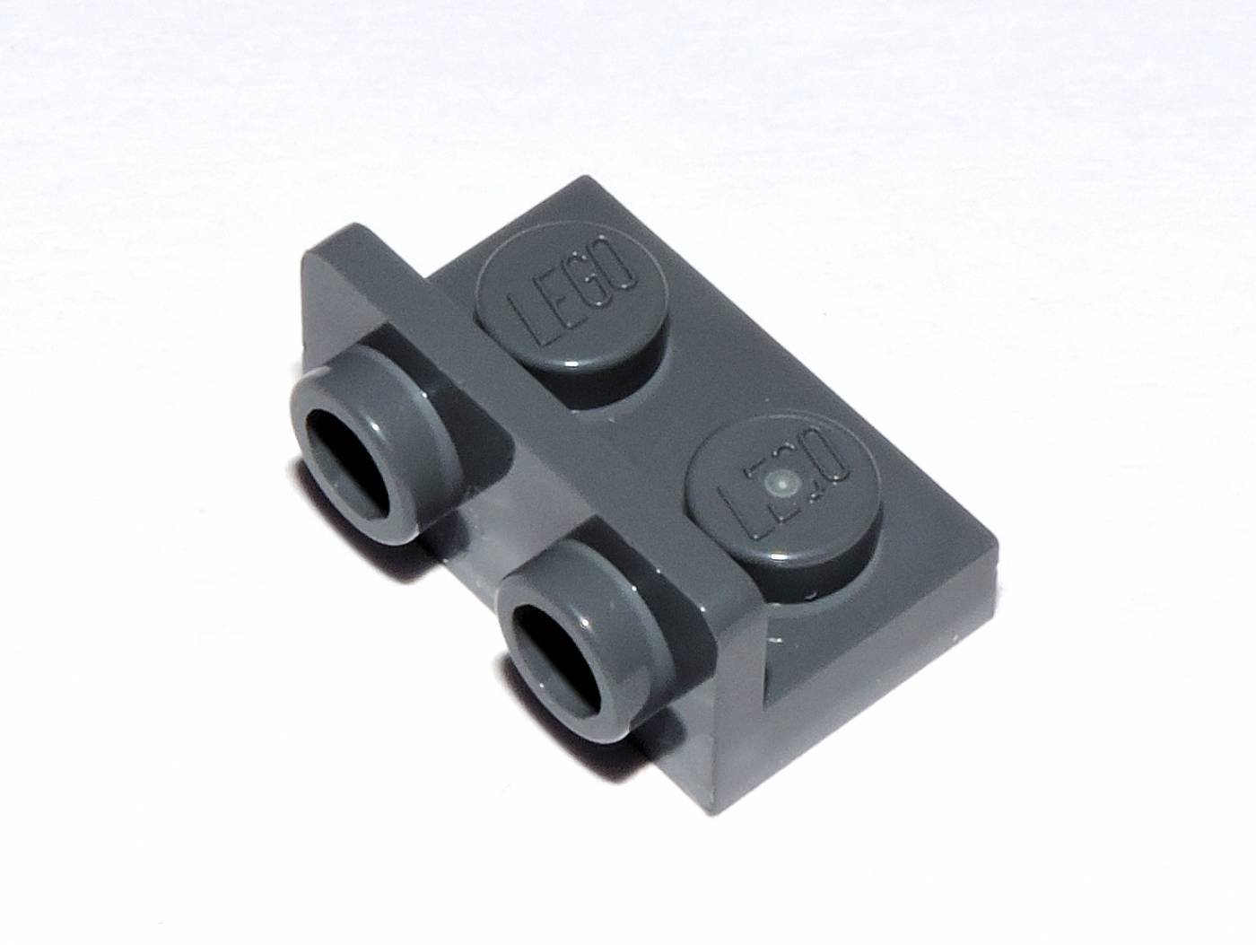Lego Bracket 1x2 - 1x2 para cima - Cinza escuro - PN 99780 / CN 6000606 ...