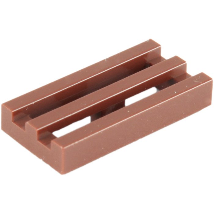 Lego Tile grelha 1x2 - Marrom - PN 2412 / 15561 / 30244 / CN 4224243 ...