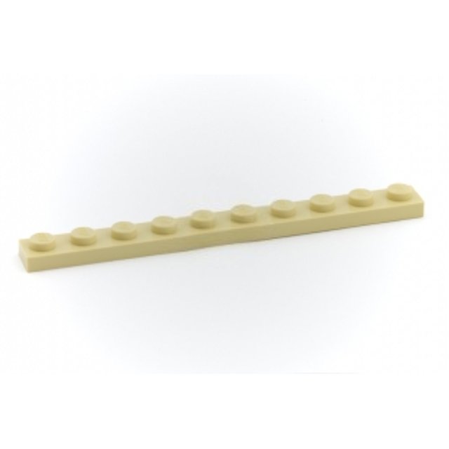 Lego Plate 1x10 - Bege - PN 4477 / CN 447705 / 4143409 | Techbricks