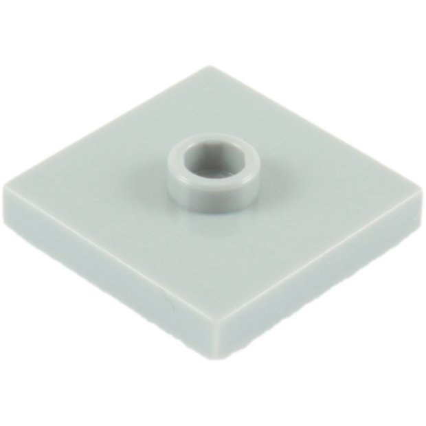 LEGO Plate / Tile 2x2 com 1 Stud central - Cinza Claro - PN 23893 ...
