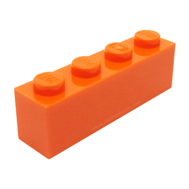 Lego Brick 1x4 - Laranja - PN 3010 / CN 4118827 | Techbricks