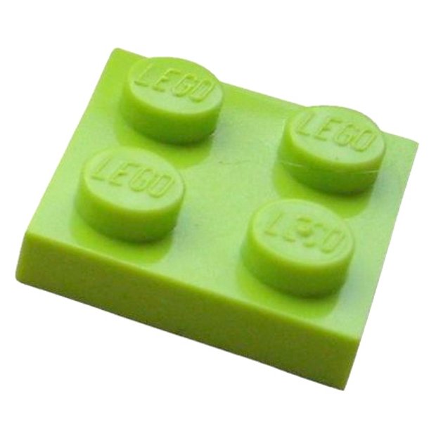 Lego Plate 2x2 - Verde Limão - PN 3022 / CN 4613977 / 4537937 / 4203892 ...