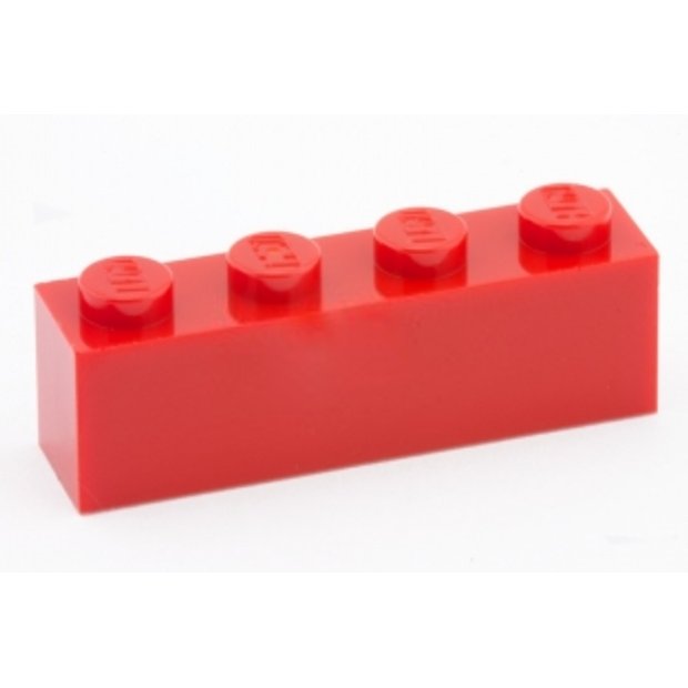 Lego Brick 1x4 - Vermelho - PN 3010 / CN 301021 | Techbricks