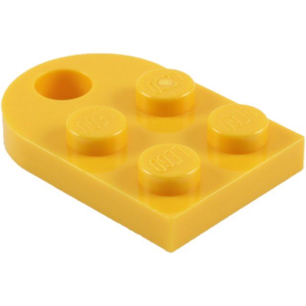 Lego Plate 3x2 c/ furo - Amarelo - PN 3176 / CN 317624 / 4188313 ...