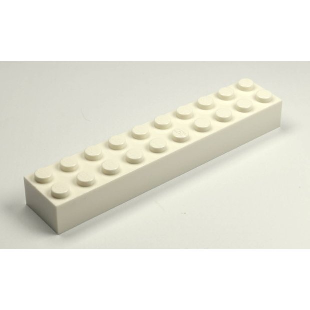 Lego Brick tijolo 2x10 - Branco - PN 3006 / 92538 / CN 300601 / 4617855 ...