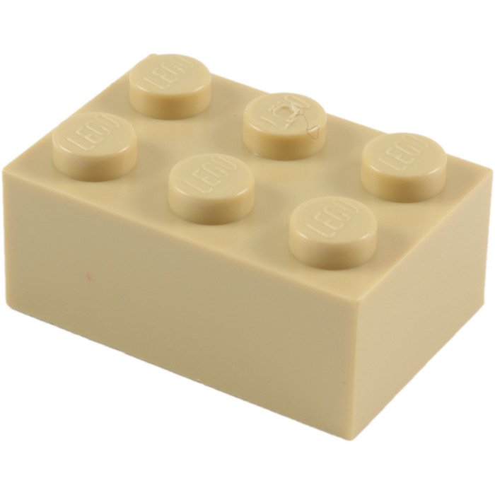 Lego Brick tijolo 2x3 - Bege - PN 3002 / CN 300205 / 4159739 | Techbricks