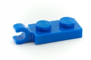 Lego Plate 1x2 c/ 1 clip no final - Azul - PN 63868 / CN 4568990 ...