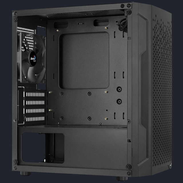 Gabinete Aerocool Trinity Mini V1 C/ 1 Fan - Preto | StudioPC