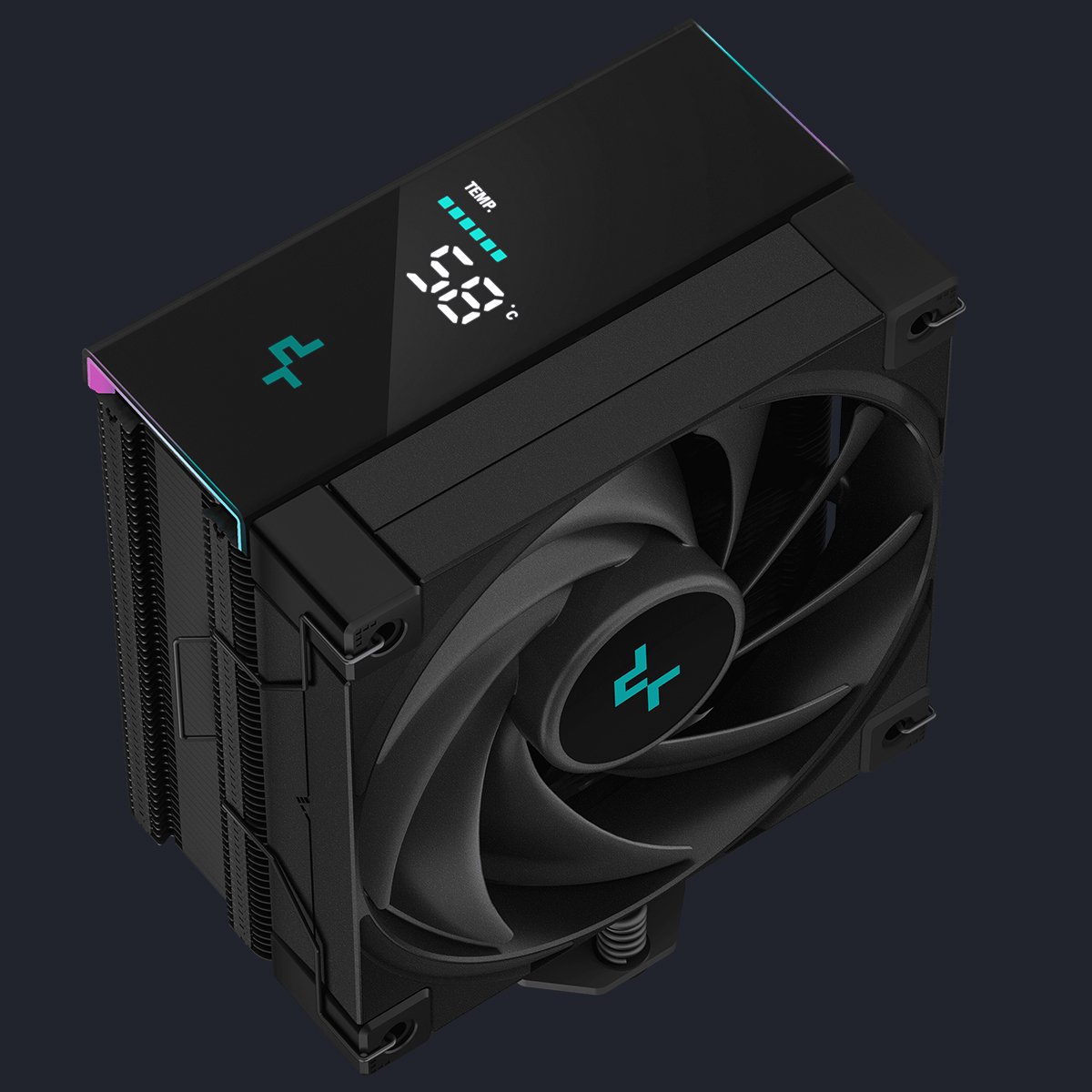 Cpu Cooler DeepCool AK400 Digital ARGB Display 120mm - Preto | StudioPC