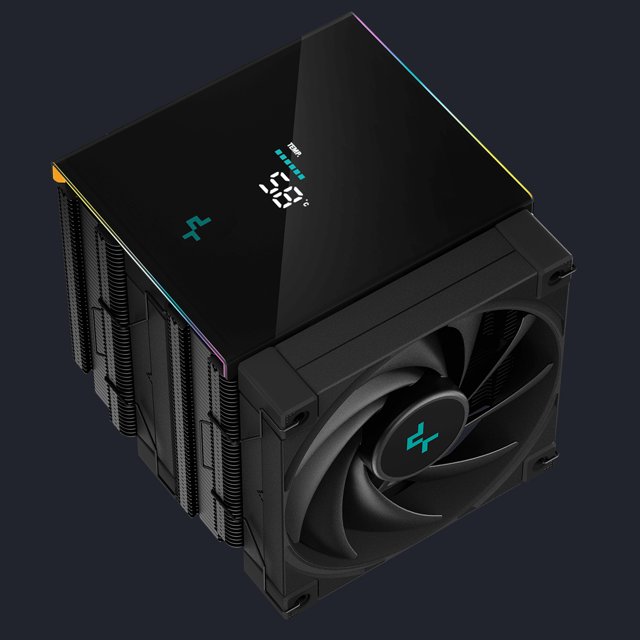 Cpu Cooler DeepCool AK620 Digital ARGB Display Dual Fan 120mm - Preto ...