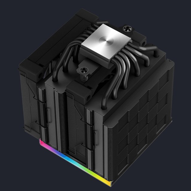 Cpu Cooler DeepCool AK620 Digital ARGB Display Dual Fan 120mm - Preto ...