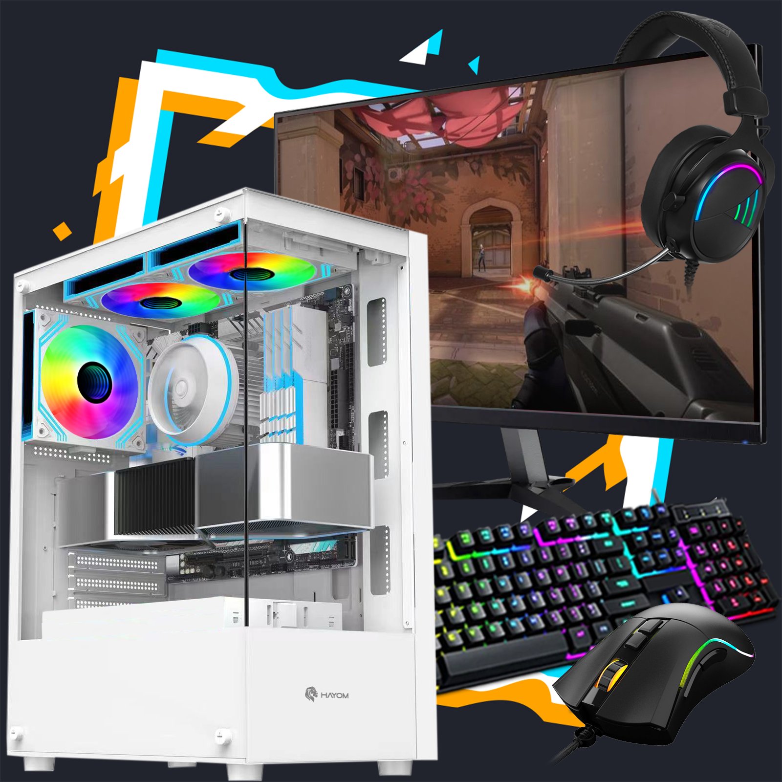 Pc Gamer Apollo Completo / AMD Ryzen 5 5600GT / 16GB DDR4 / SSD 480 GB ...