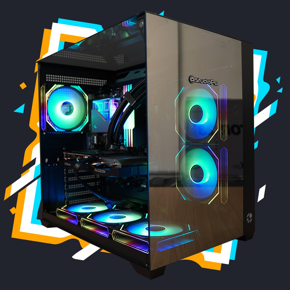 Pc Gamer Chrome / AMD Ryzen 7 9800X3D / 32GB DDR5 / GeForce RTX 5070 ...
