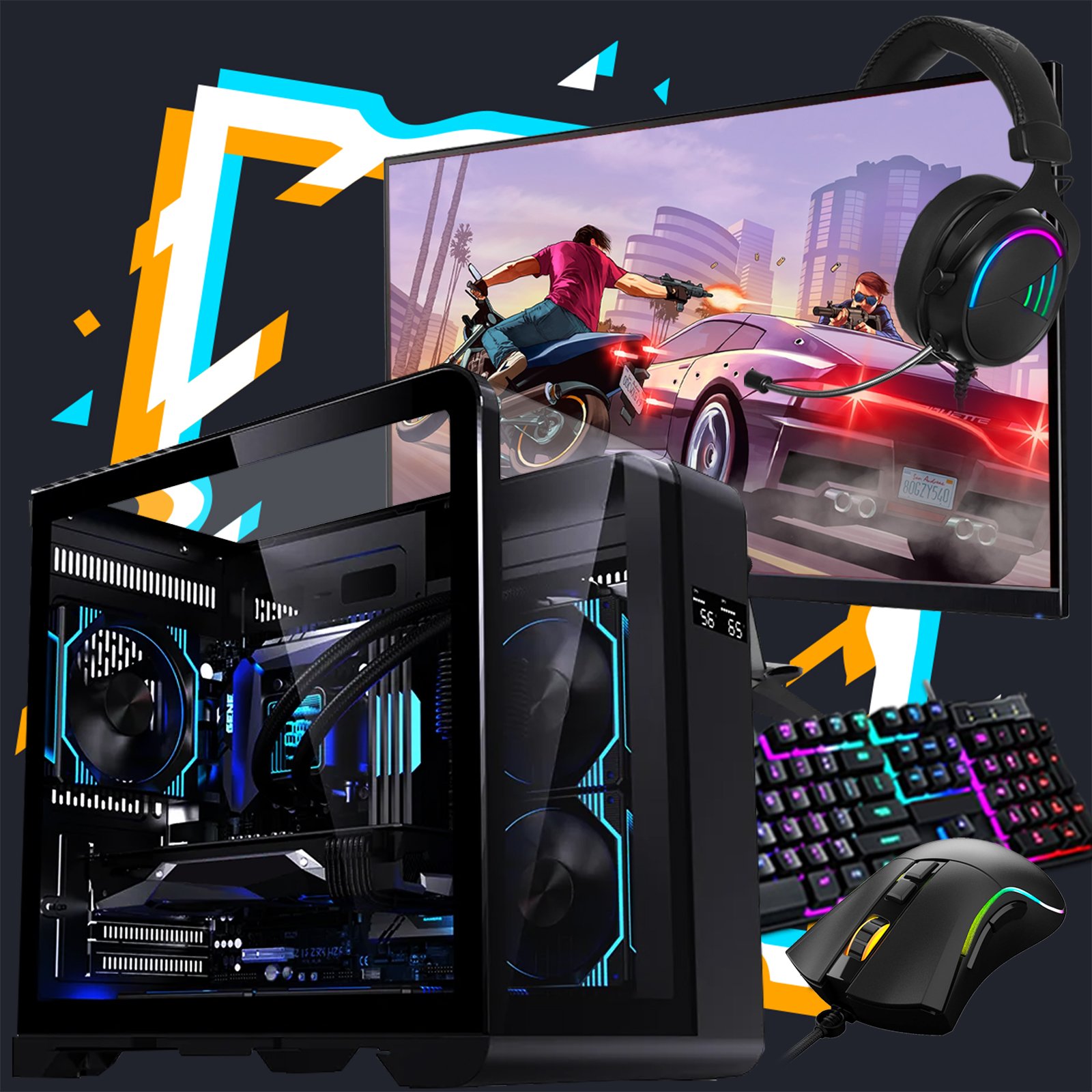 Pc Gamer Opus Completo / AMD Ryzen 5 5600 / 16GB DDR4 / GeForce RTX ...