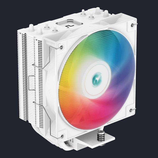 Cpu Cooler DeepCool AG400 WH ARGB 120mm - Branco | StudioPC