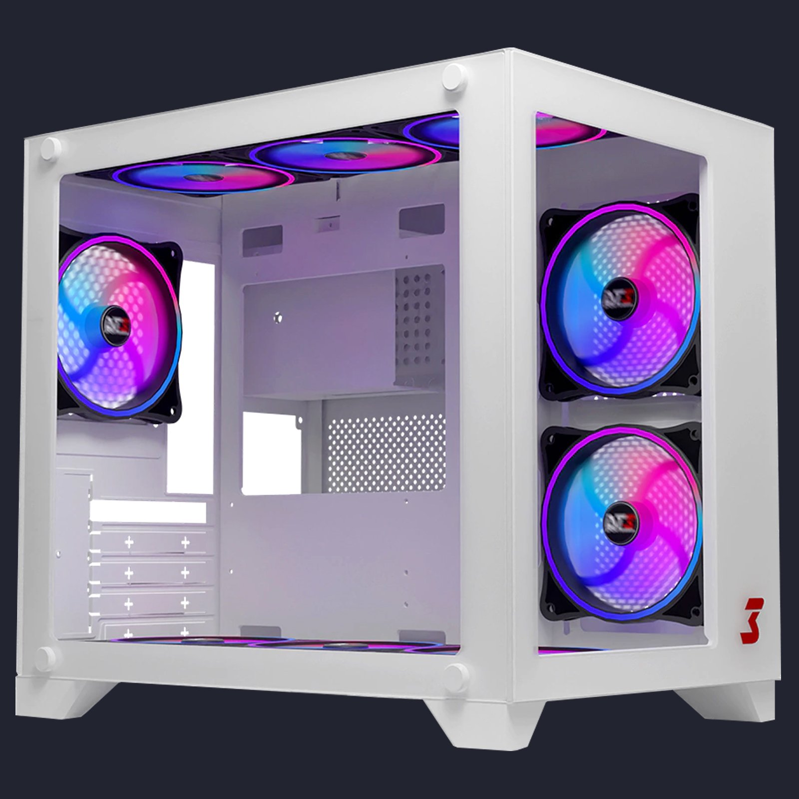 Gabinete DT3 Hyper White StudioPC | StudioPC