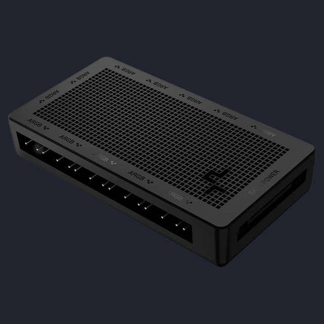 Splitter Hub ARGB DeepCool SC700, 12 Portas, 3 Pinos ARGB 5V - Preto ...