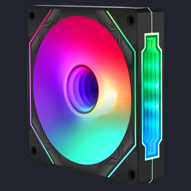 Kit 3 Cooler Fan Infinity Argb com Controlador - Preto | StudioPC