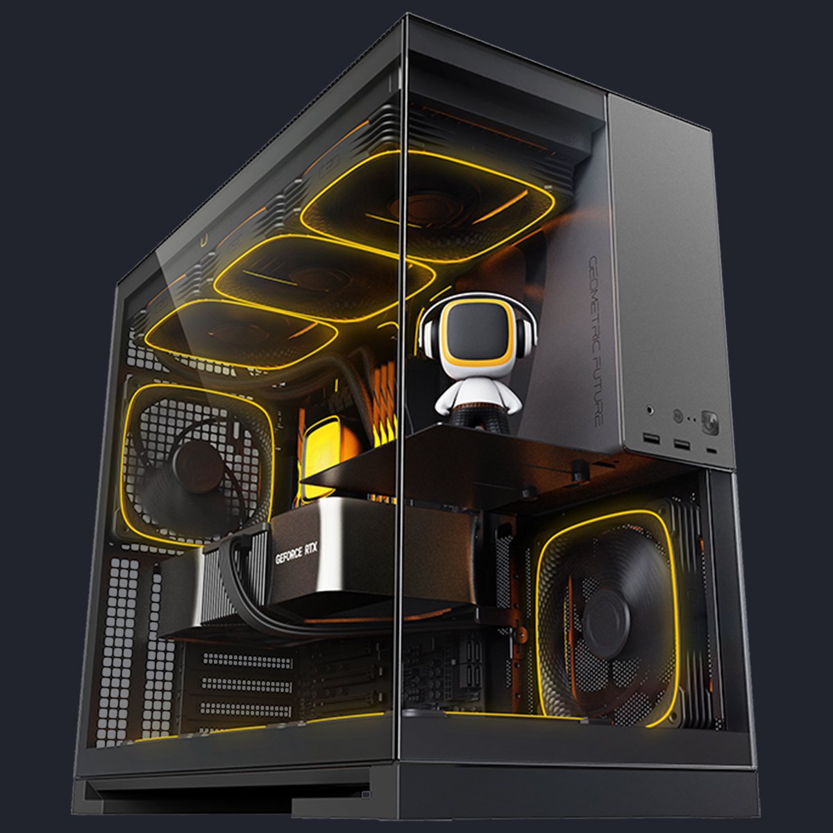 Gabinete Gamer Aquario barato você encontra aqui na StudioPc | StudioPC