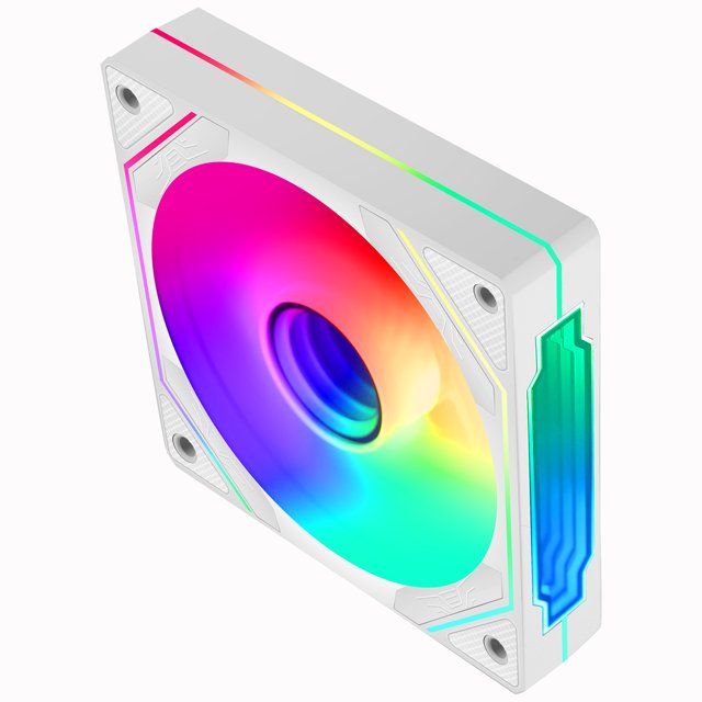 Kit 6 Cooler Fan Infinity Argb com Controlador - Branco | StudioPC