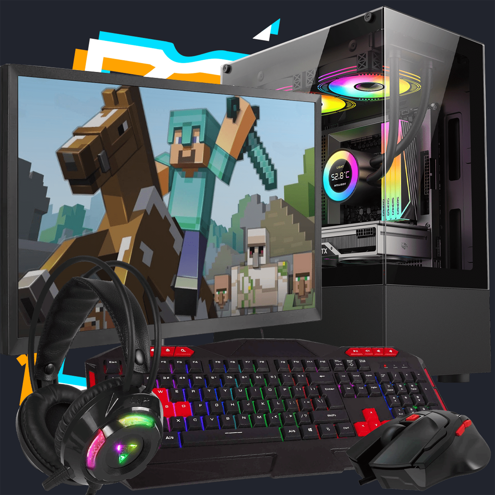 PC Gamer Completo Barato, Tudo Montado para você só Ligar e Jogar ...