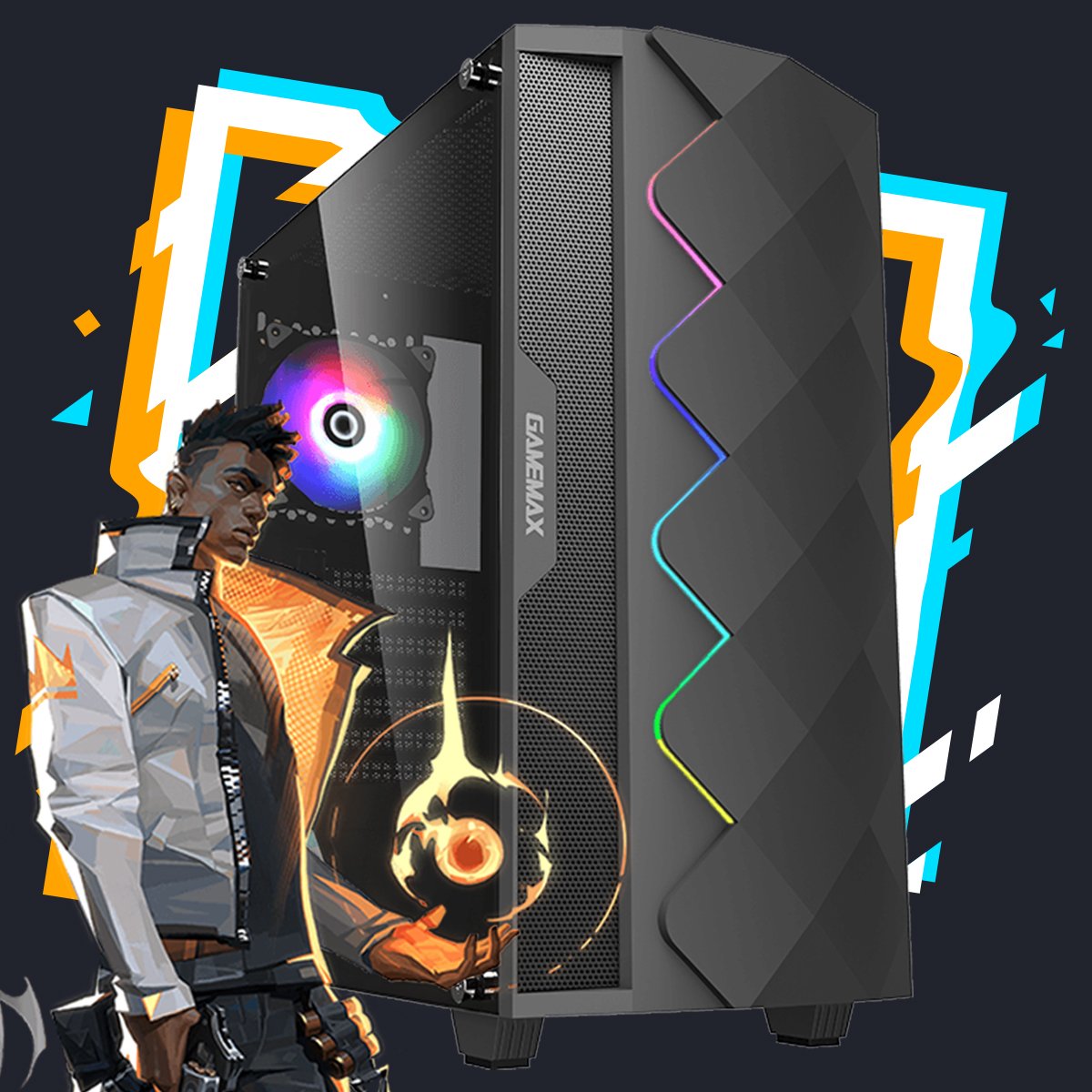 Pc Gamer Line / AMD Ryzen 7 8700G / 16GB DDR5 / SSD 480GB | StudioPC