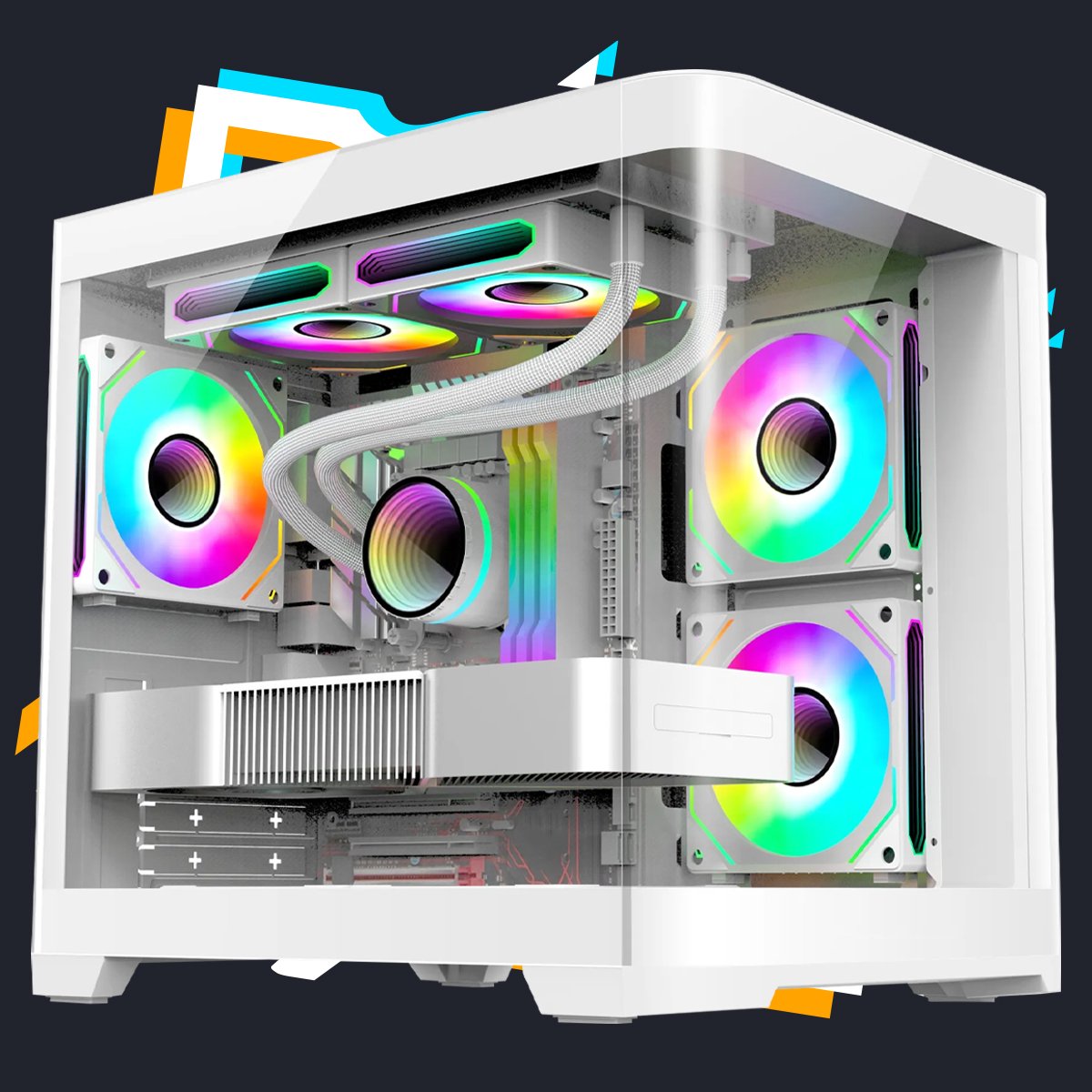 Pc Gamer Avalon WH / Intel i5 12400F / 16GB DDR4 / GeForce RTX 5060 8GB ...