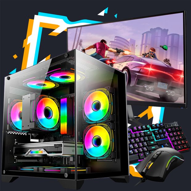 PC Gamer Completo com Monitor, Teclado, Mouse e Headset | StudioPC