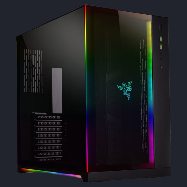 Gabinete Lian Li O11D Razer Edition RGB - StudioPC | StudioPC