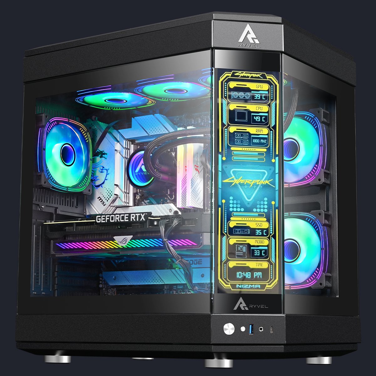 Gabinete Gamer Aquario barato você encontra aqui na StudioPc | StudioPC