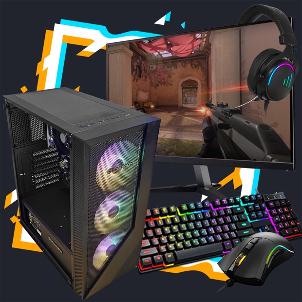 Pc Gamer Setup TEC Completo / AMD Ryzen 5 5600GT / 16GB DDR4 / SSD 480 ...