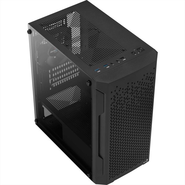 Gabinete Aerocool Trinity Mini V1 C/ 1 Fan - Preto | StudioPC