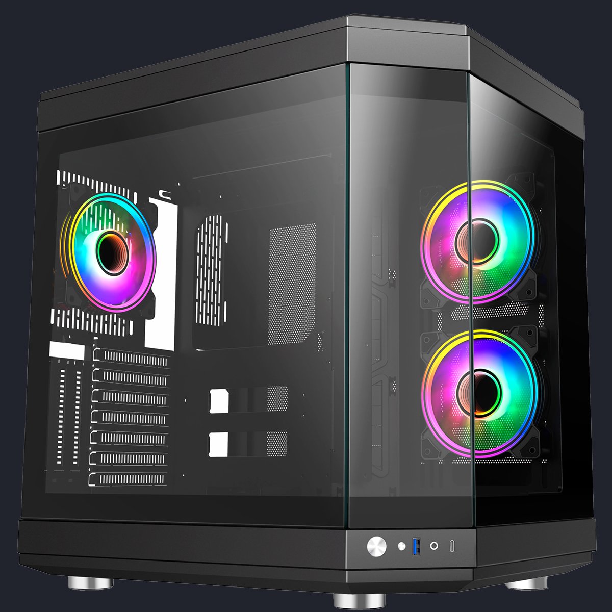 Gabinete Gamer Aquario barato você encontra aqui na StudioPc | StudioPC