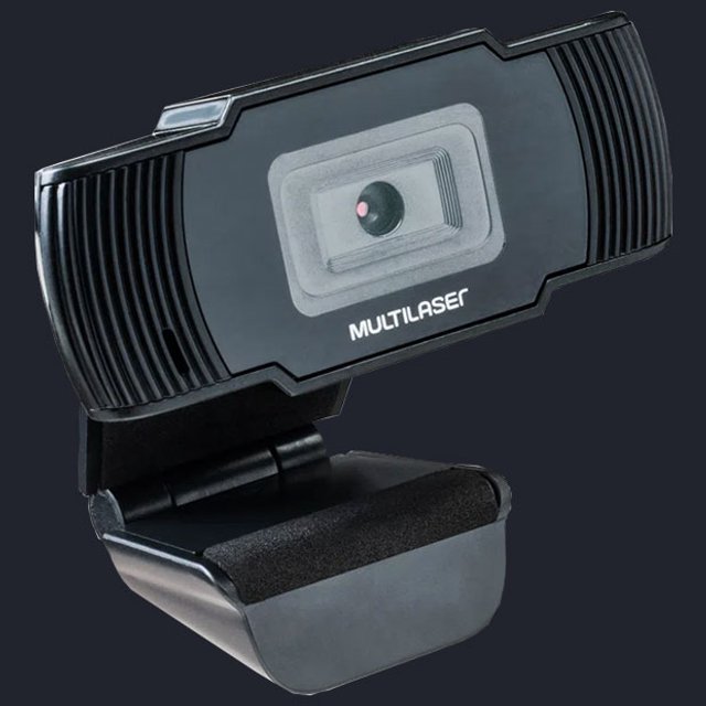 WEBCAM MULTILASER OFFICE HD 720P USB PRETA AC339 | StudioPC