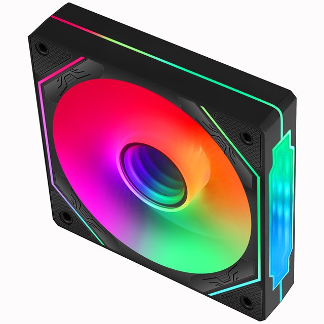 Kit 6 Cooler Fan Infinity Argb com Controlador - Preto | StudioPC