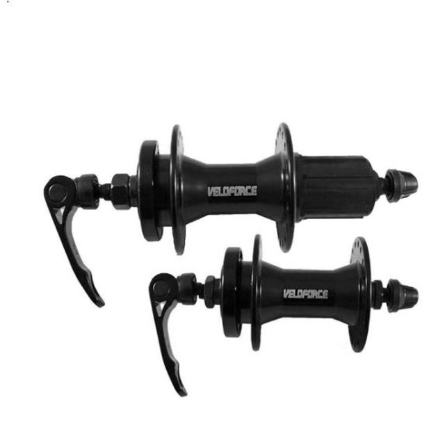 CUBO ALUMÍNIO DT/TS 36 FUROS ESFERA 9/10V CASSETE P/DISCO C/BLOCAGEM PRETO VELOFORCE | Elos Bike