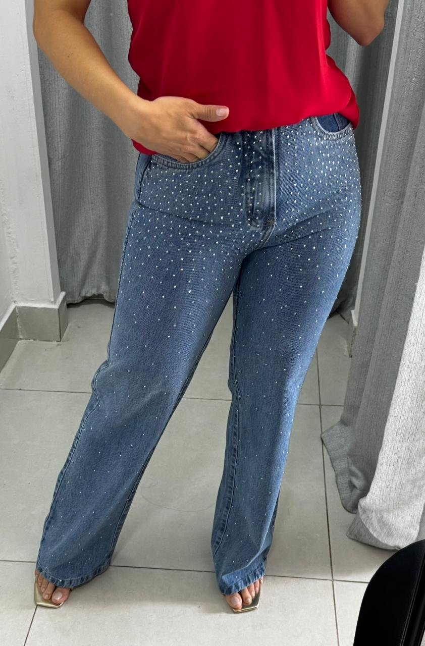Calça Wide Leg Shine | Zaya Loja