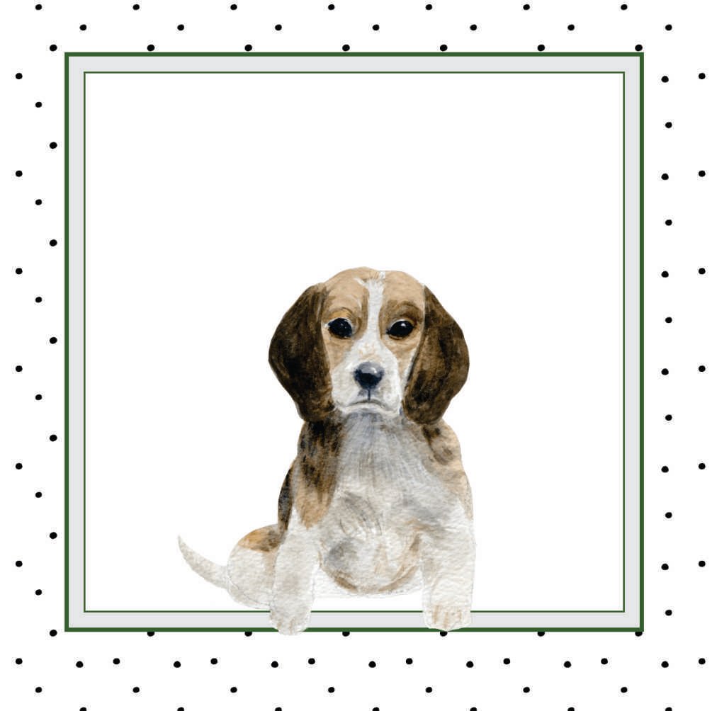 Cartão Beagle | FB Cards