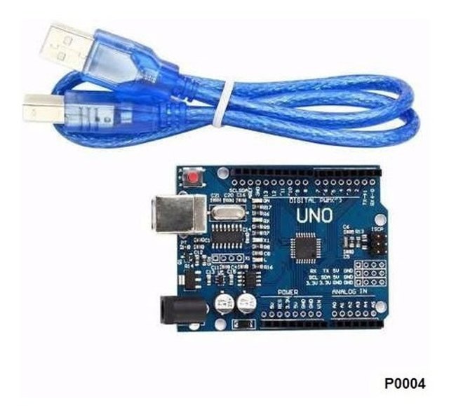 Placa Compatível Arduino Uno R3 Atmega328 Smd + Cabo | Mekanus Robótica