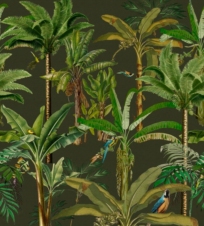 PAINEL TROPICAL GRAFITE | La Vinci
