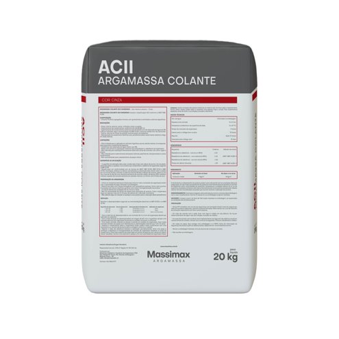 Argamassa Colante Flexível ACIII | Massimax | Massimax Argamassas