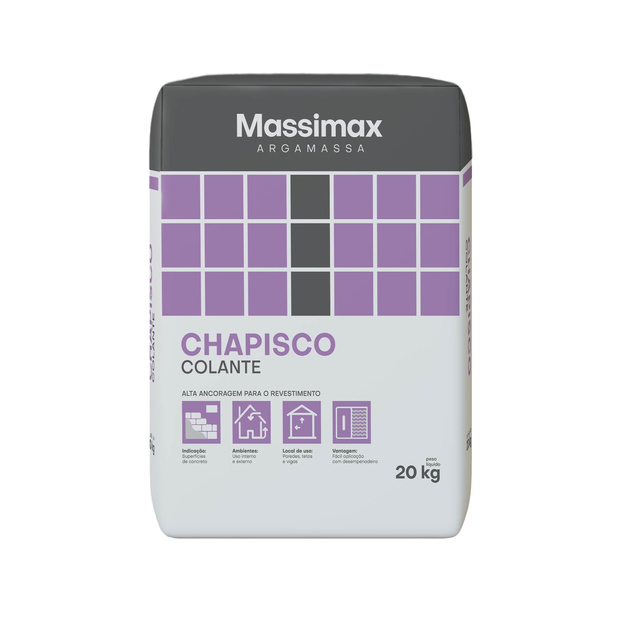 Argamassa Chapisco Colante | Massimax | Massimax Argamassas