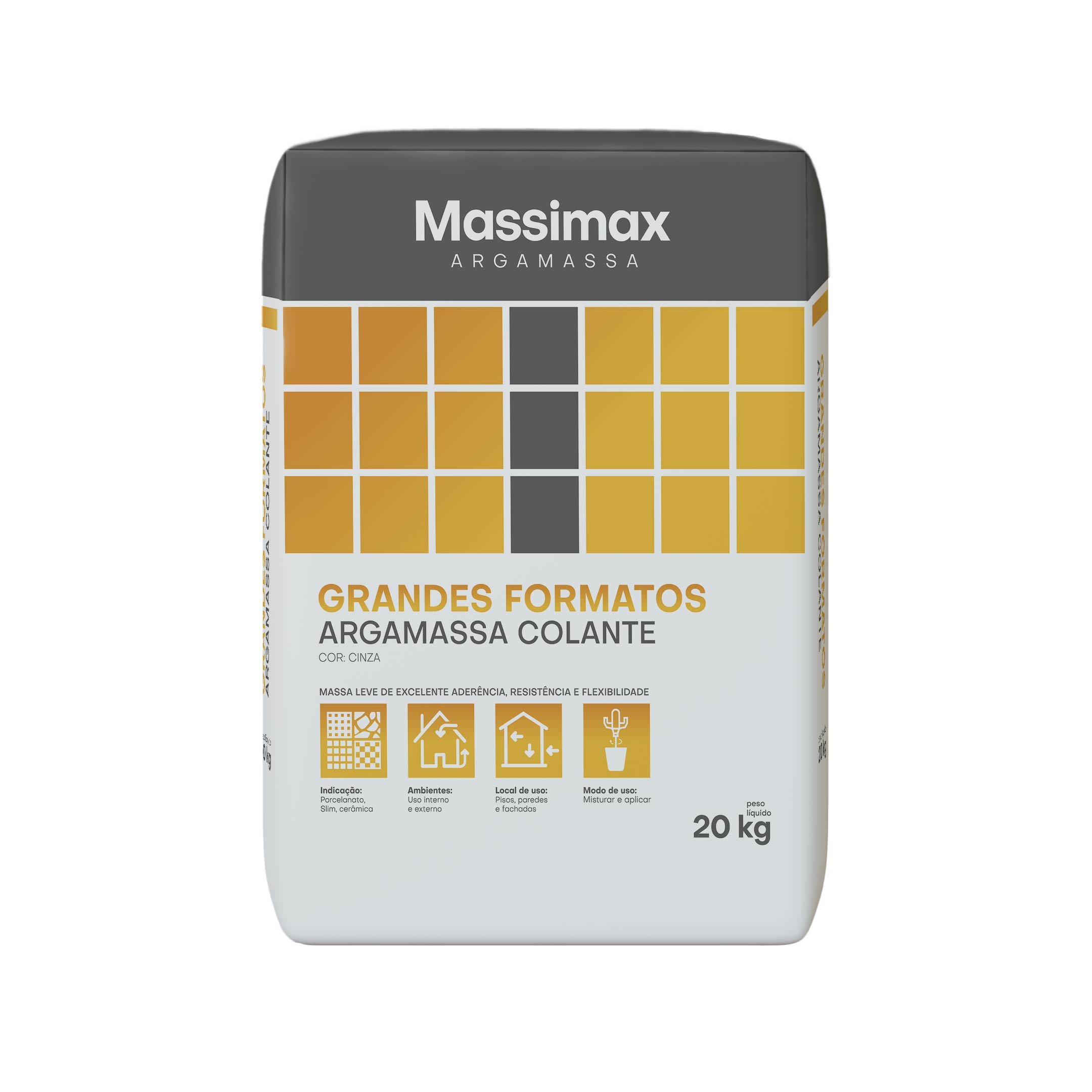 Argamassa Colante Grandes Formatos | Massimax | Massimax Argamassas