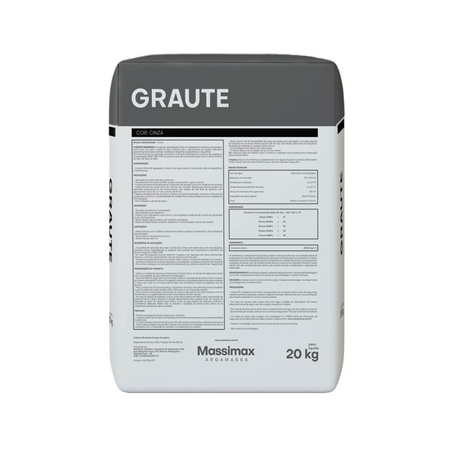 Graute | Massimax | Massimax Argamassas