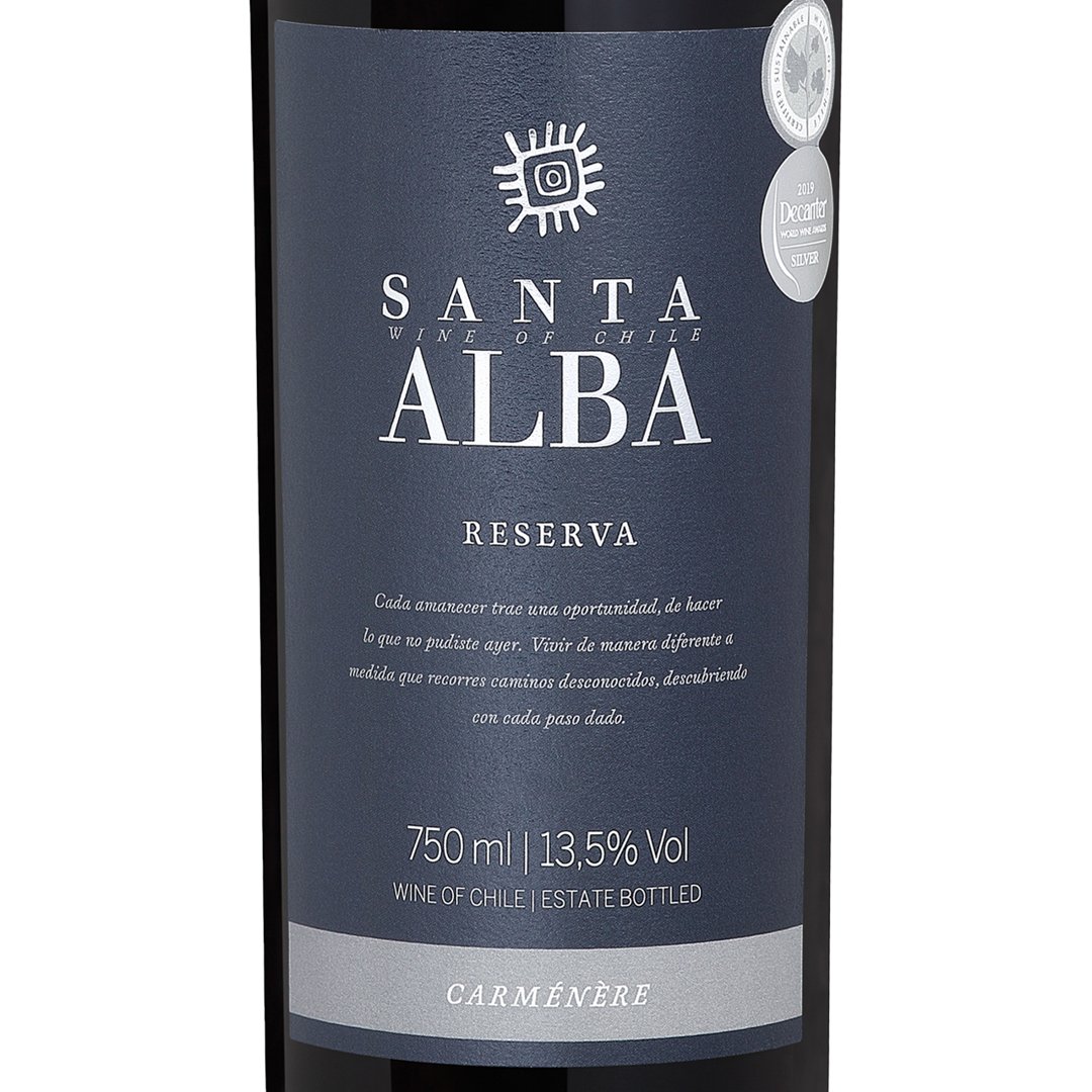 Vinho Santa Alba Estate Bottled Reserva Carménère 750 mL | Vineria 9