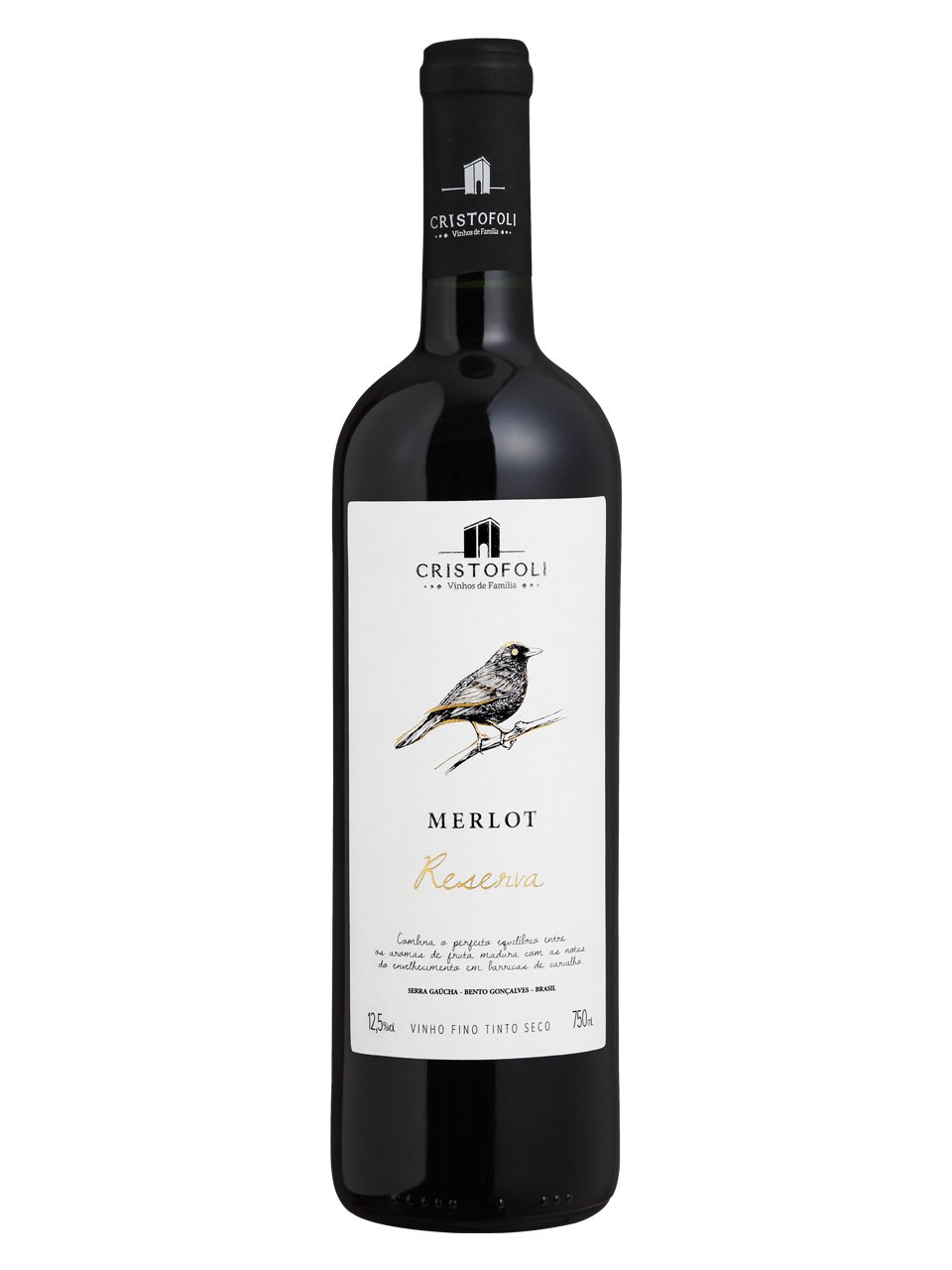 Vinho Cristofoli Reserva Merlot 750 mL | Vineria 9