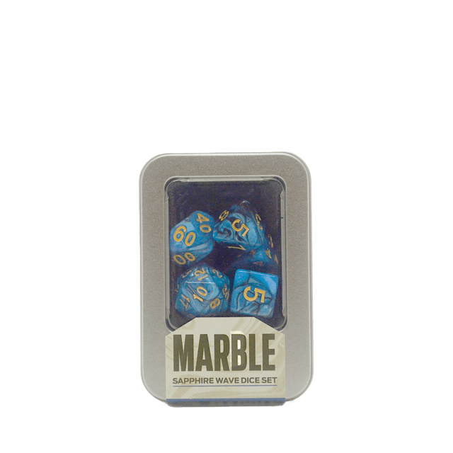 Kit de Dados: Marble - Sapphire Wave | Buró B2B