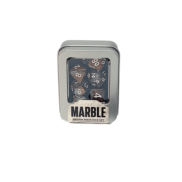 Kit de Dados: Marble - Brown Wave | Buró B2B