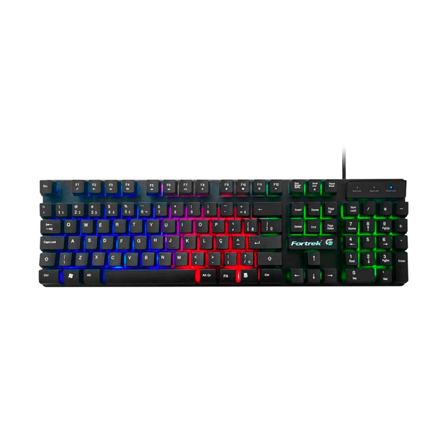 Teclado Gamer Fortrek G Blackfire, LED, Multimídia, ABNT2 - 70578 ...